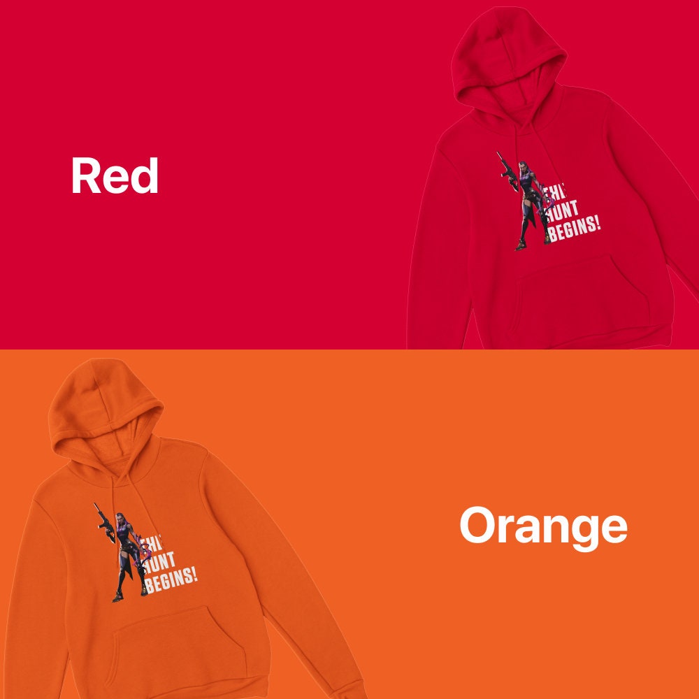 The Hunt Begins Reyna Hoodie From Valorant Valorant Merch, Video Game ...