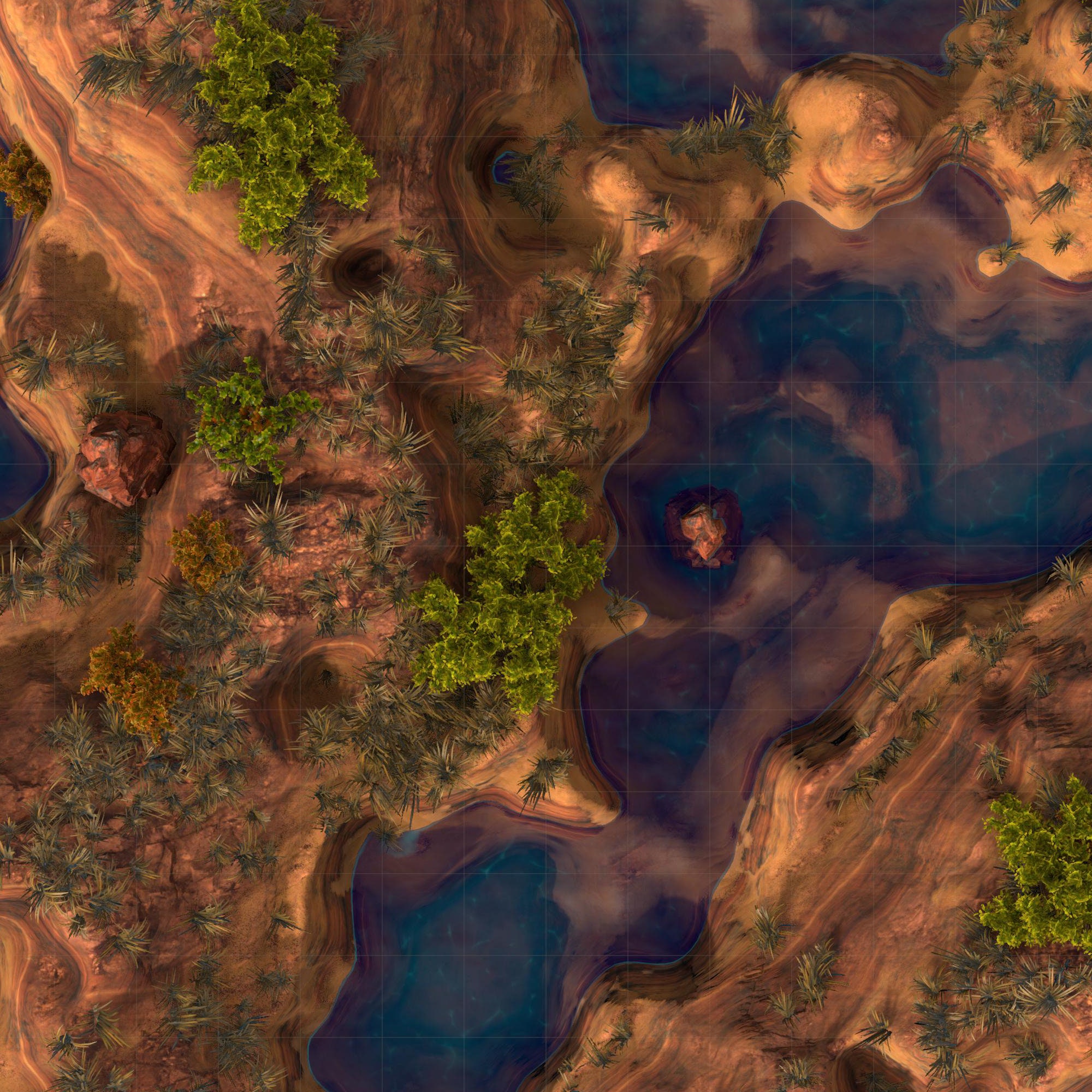 8K Tropical Lakes Battle Map Dnd Battle Map D&D Battlemap - Etsy Australia