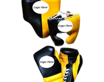 New Customized Any Logo, Any Label Boxing Gloves, Head Gear, Groin ...