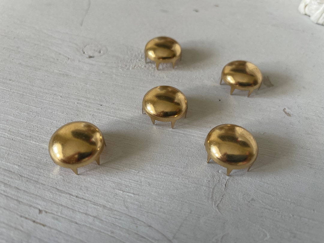 Rivets Studs Fantasy Moon Stud, Gold Color, 5pcs 17mm, Moon Spike Studs ...