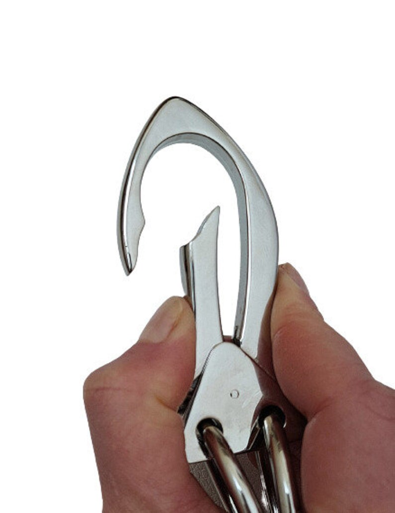 Carabiner, Hitch, Clasp, Hook, Metal Shackle, Silver, Fashion - Etsy