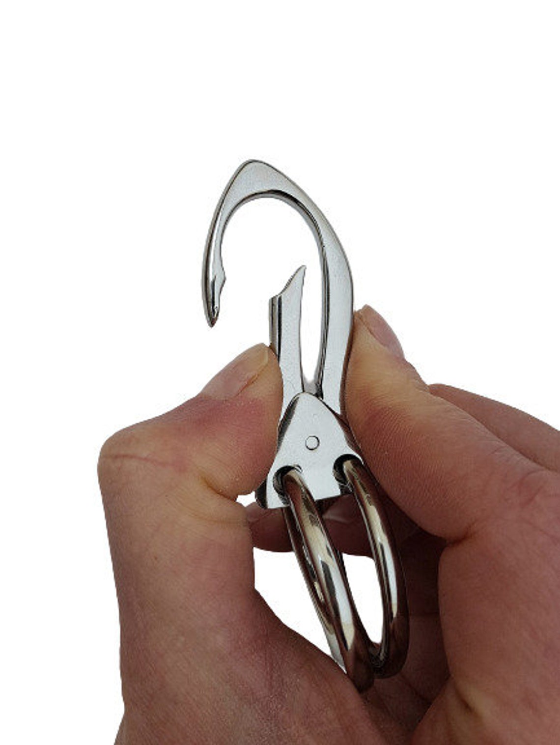 Carabiner, Hitch, Clasp, Hook, Metal Shackle, Silver, Fashion - Etsy