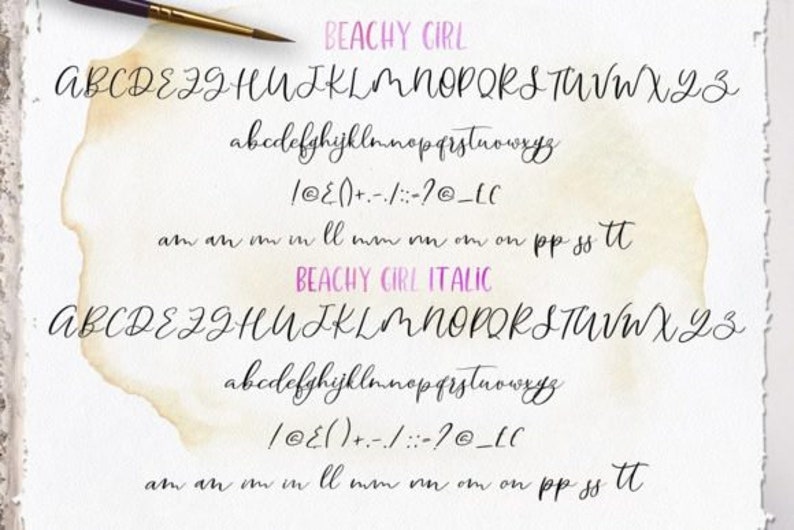Handlettering Fonts Collection Font the Ultimate 100 Farmhouse Font Set ...