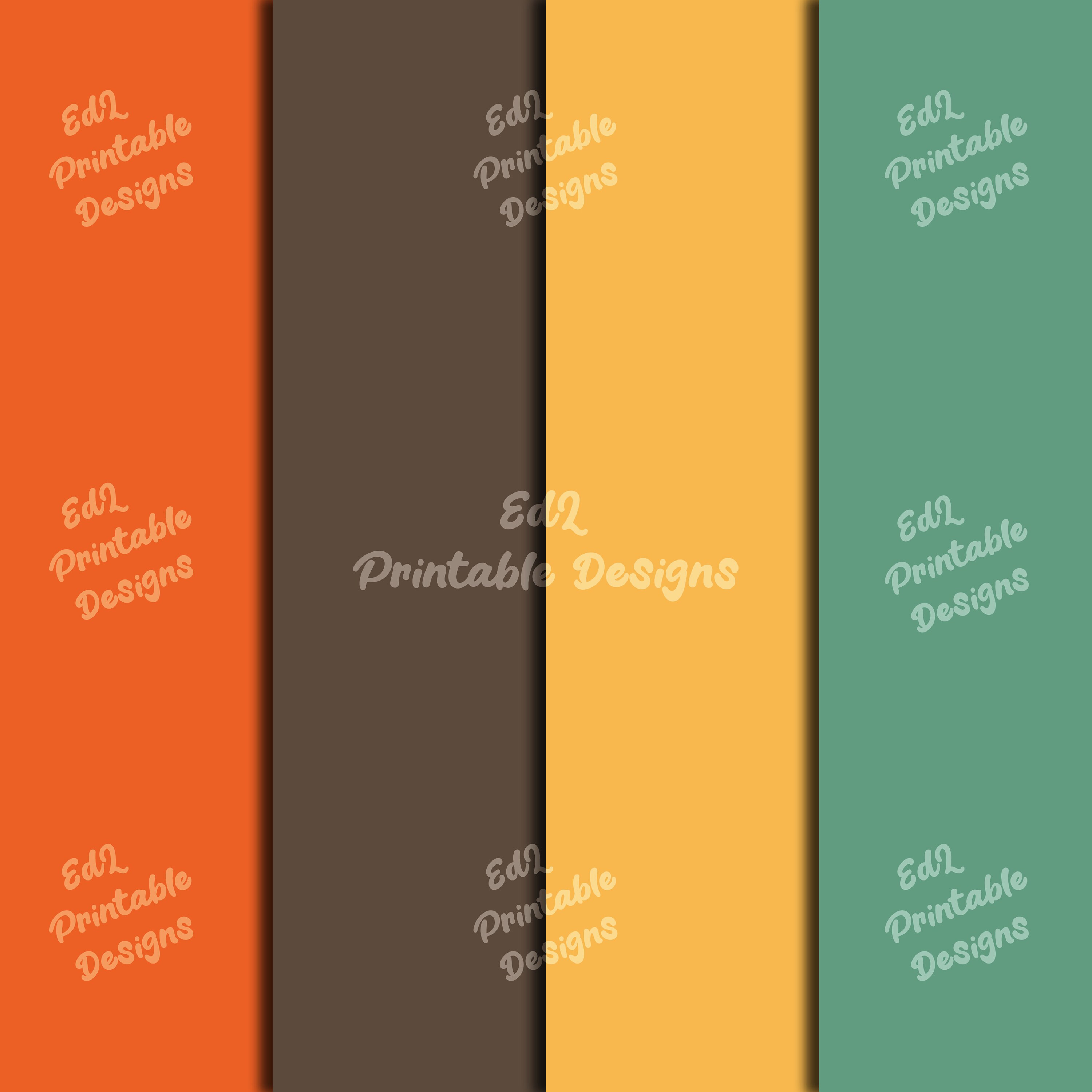 Fall Into Autumn Digital Paper, Printable Leafs Background, Boho Colors ...