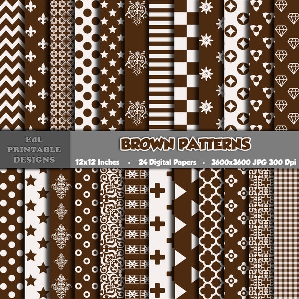 Printable Brown Art - Etsy