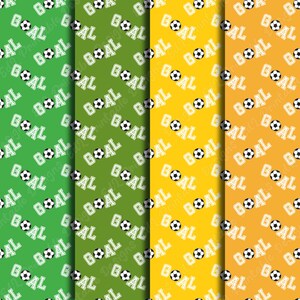 Soccer Ball Digital Paper, Sports Theme Pattern (digital Download) - Etsy