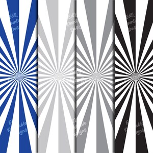 Sunburst Digital Paper, Printable Starburst Background, 12x12 Scrapbook ...