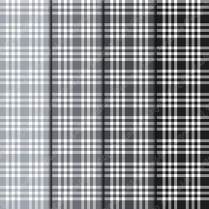 100 Buffalo Plaid Pattern Digital Paper, Tartan Printable Background ...