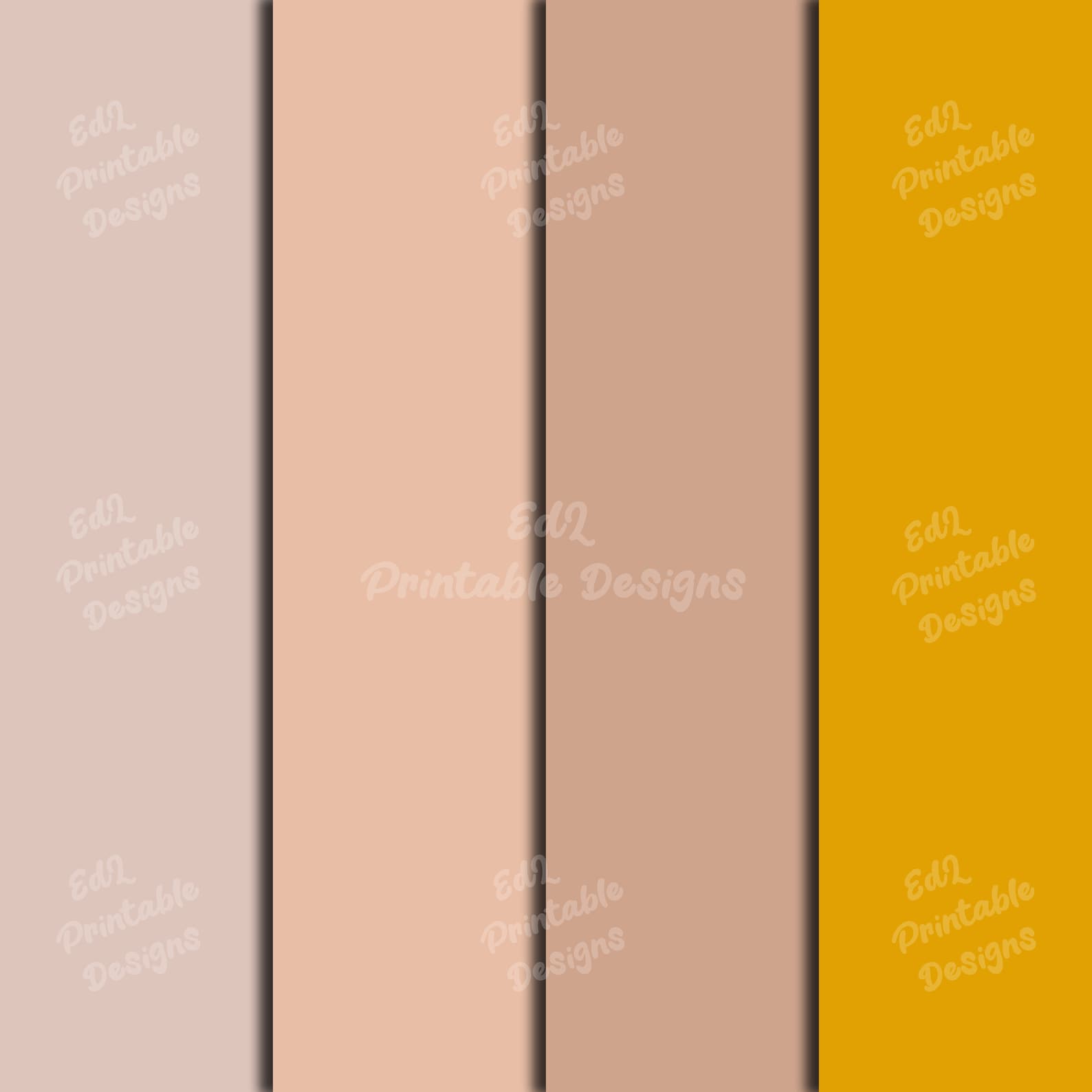 Earth Tones Digital Paper Pack, Boho Solid Colors (set of 24) (digital ...