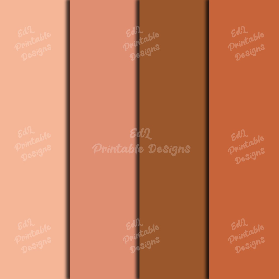 Earth Tones Digital Paper Pack, Boho Solid Colors Printable Background ...