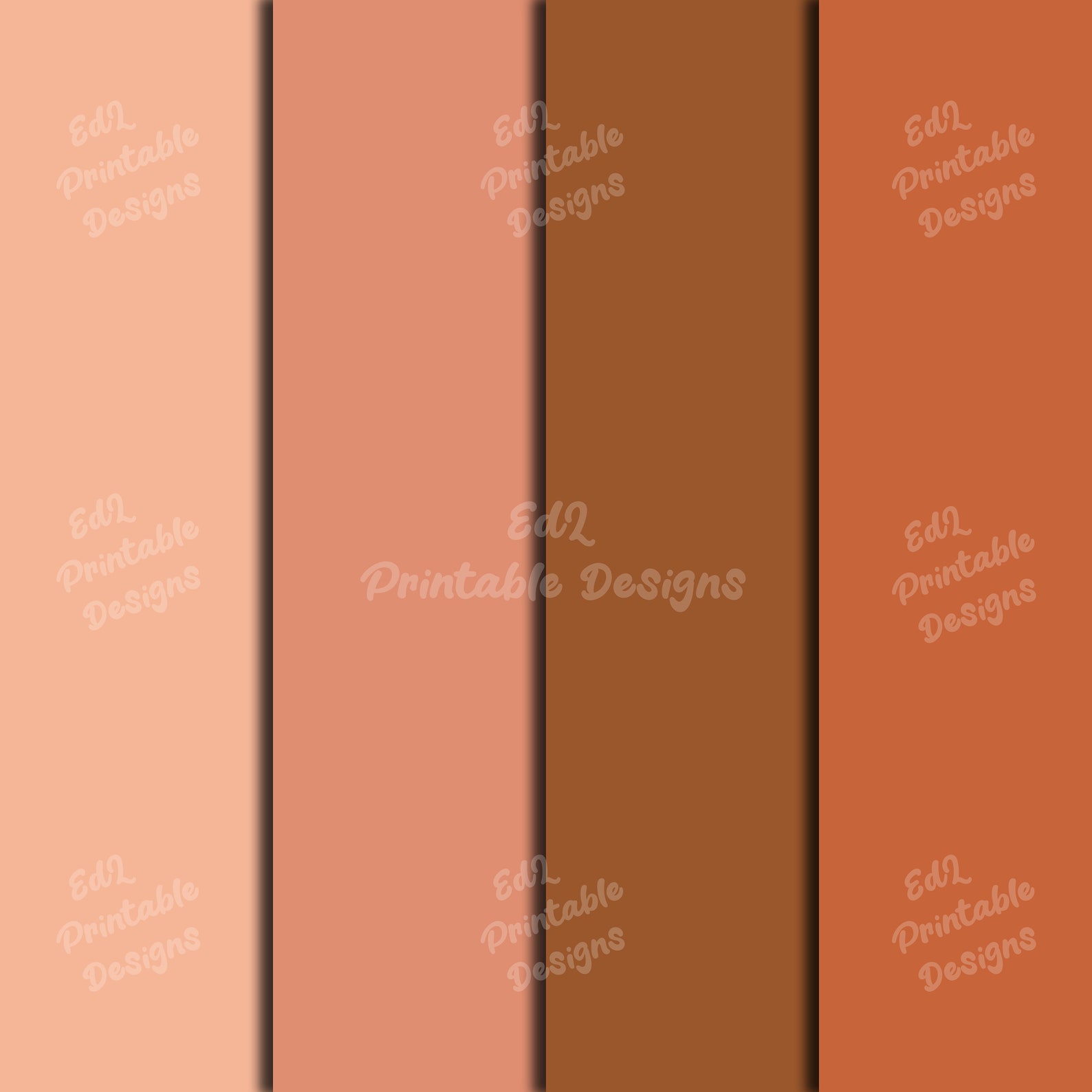 Earth Tones Digital Paper Pack, Boho Solid Colors (set of 24) (digital ...