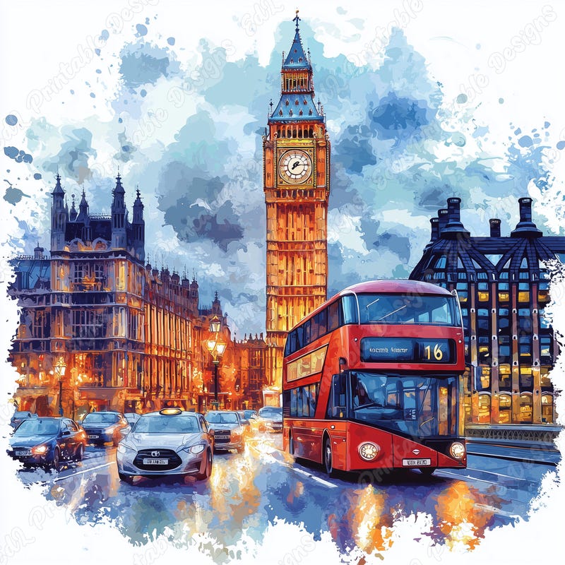 London Clip Art - Etsy