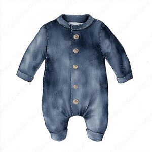 20 Watercolor Baby Grow Clip Art, Baby Onesie Printable Images, Baby ...