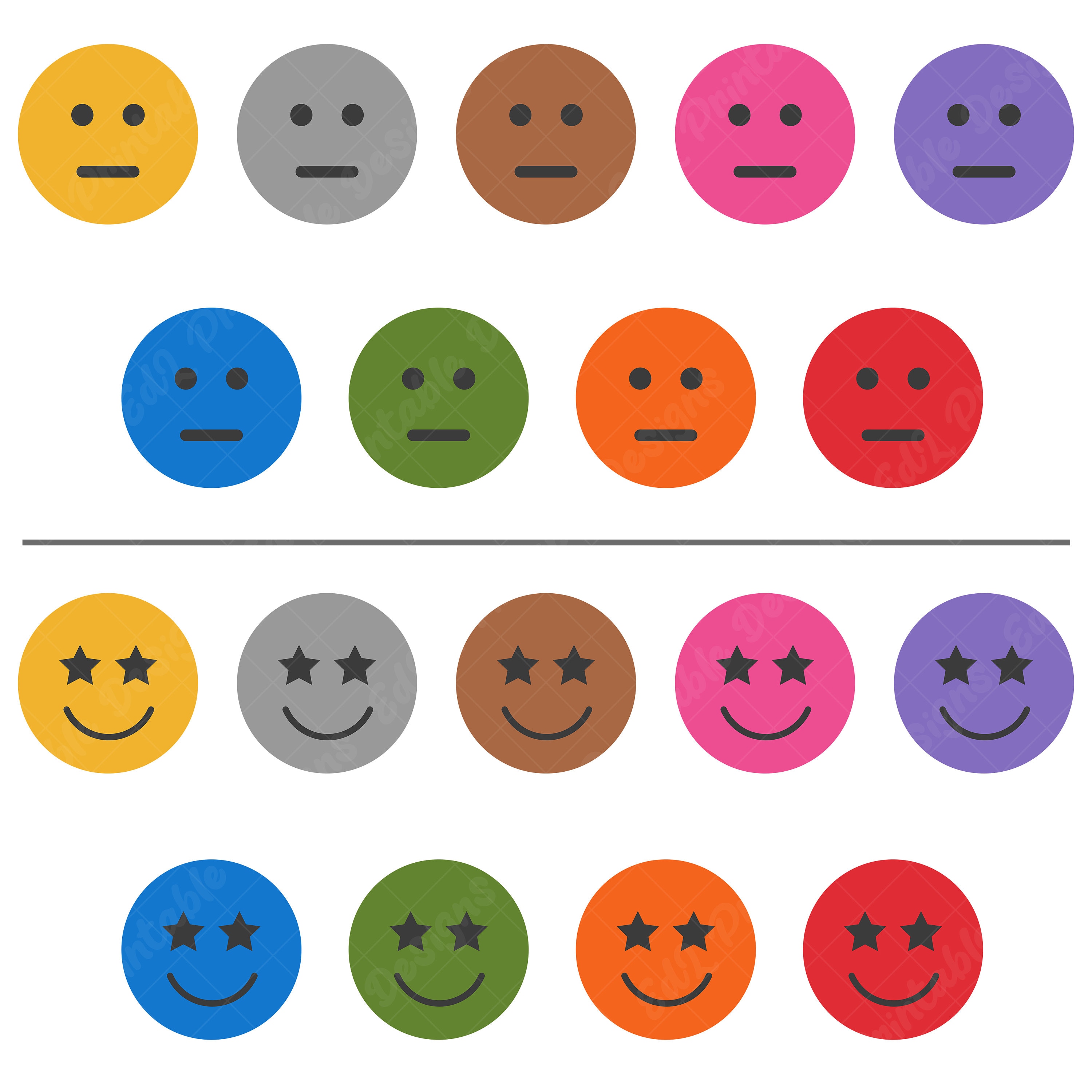 108 Smiley Face Clip Art, Groovy Png, Printable Happy Smiley Faces ...