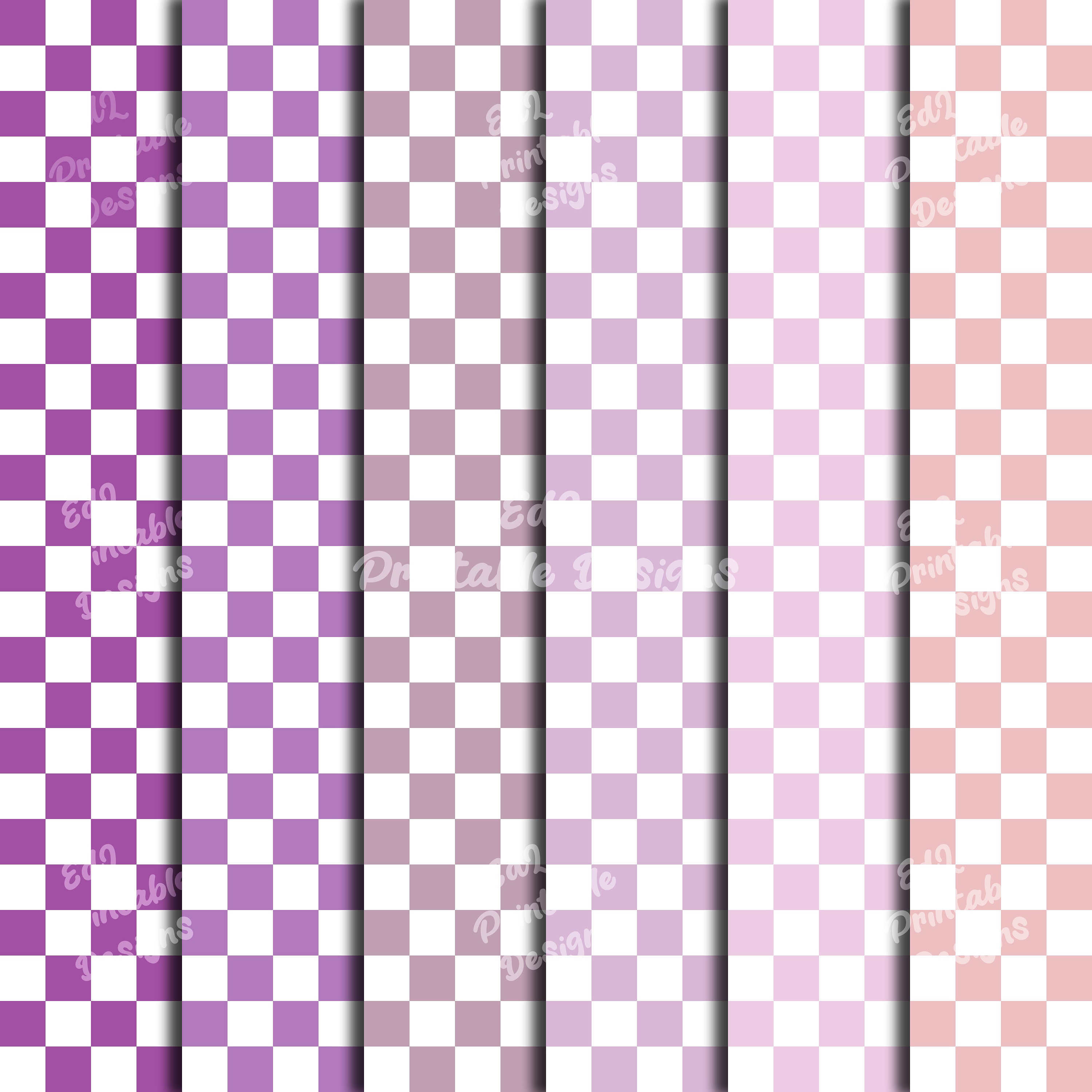 Checkered Digital Paper, Checkerboard Printable Background, Checker ...