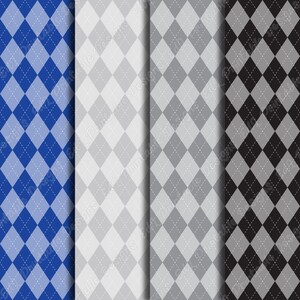 Tinted Argyle Digital Pattern Paper, Diamond Printable Background ...