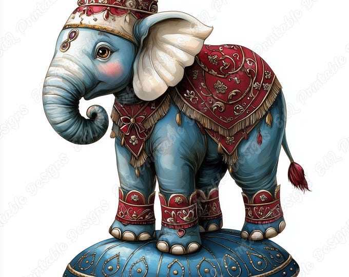 Elephant Clipart - Baby Elephant Clip Art, Circus Clipart, Ball, Sweet ...