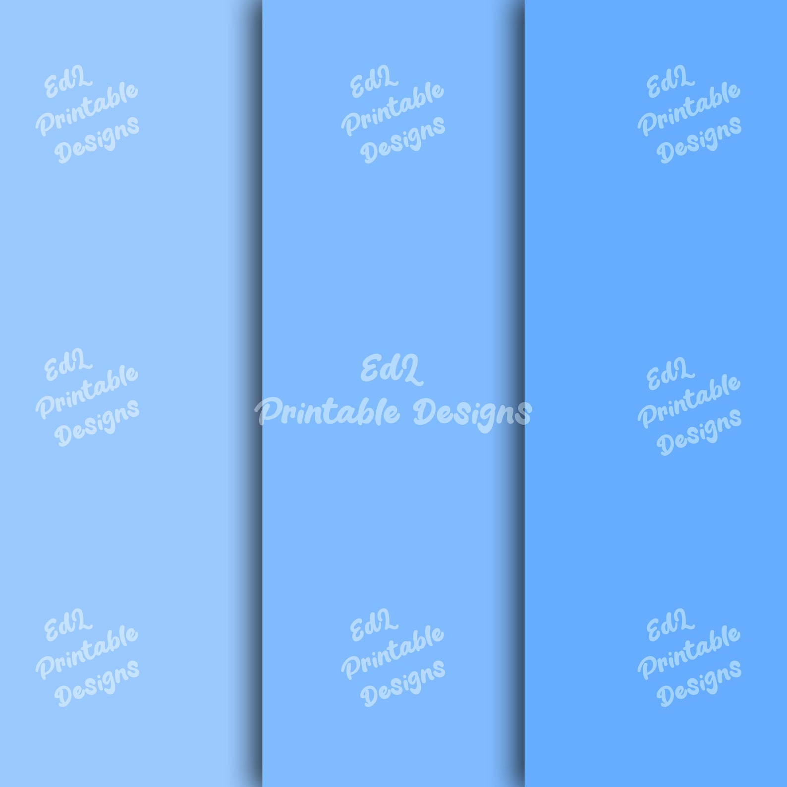 Shades of Blue Digital Paper Pack, Printable Blue Colors Background ...