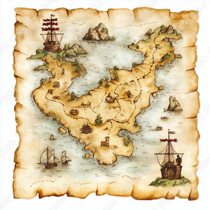 The Edge Maps - Etsy