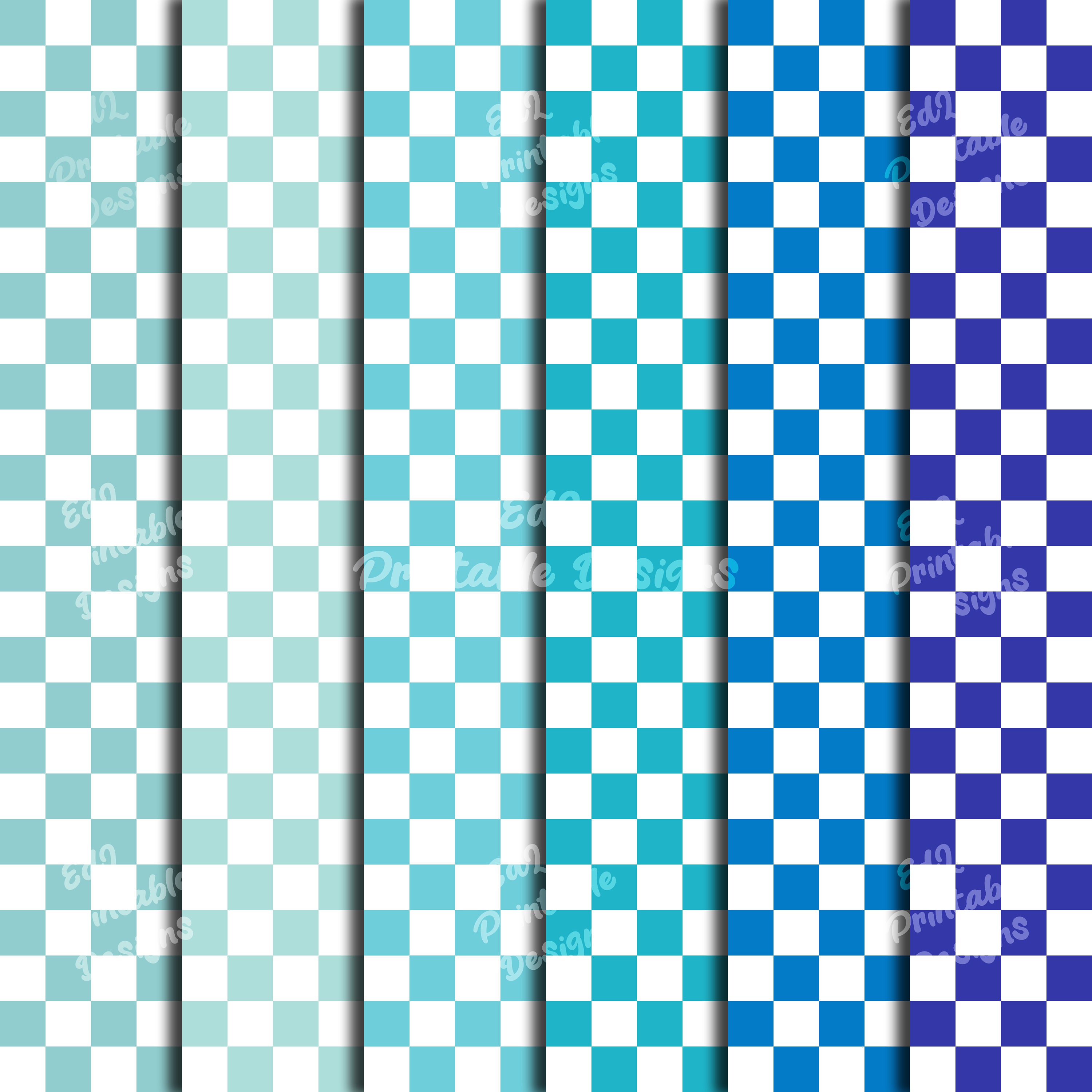 Checkered Digital Paper, Checkerboard Printable Background, Checker ...