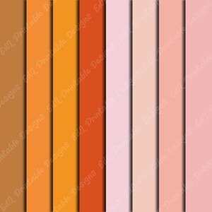 Boho Earth Tones Digital Paper, 56 Solid Color Seamless Patterns ...