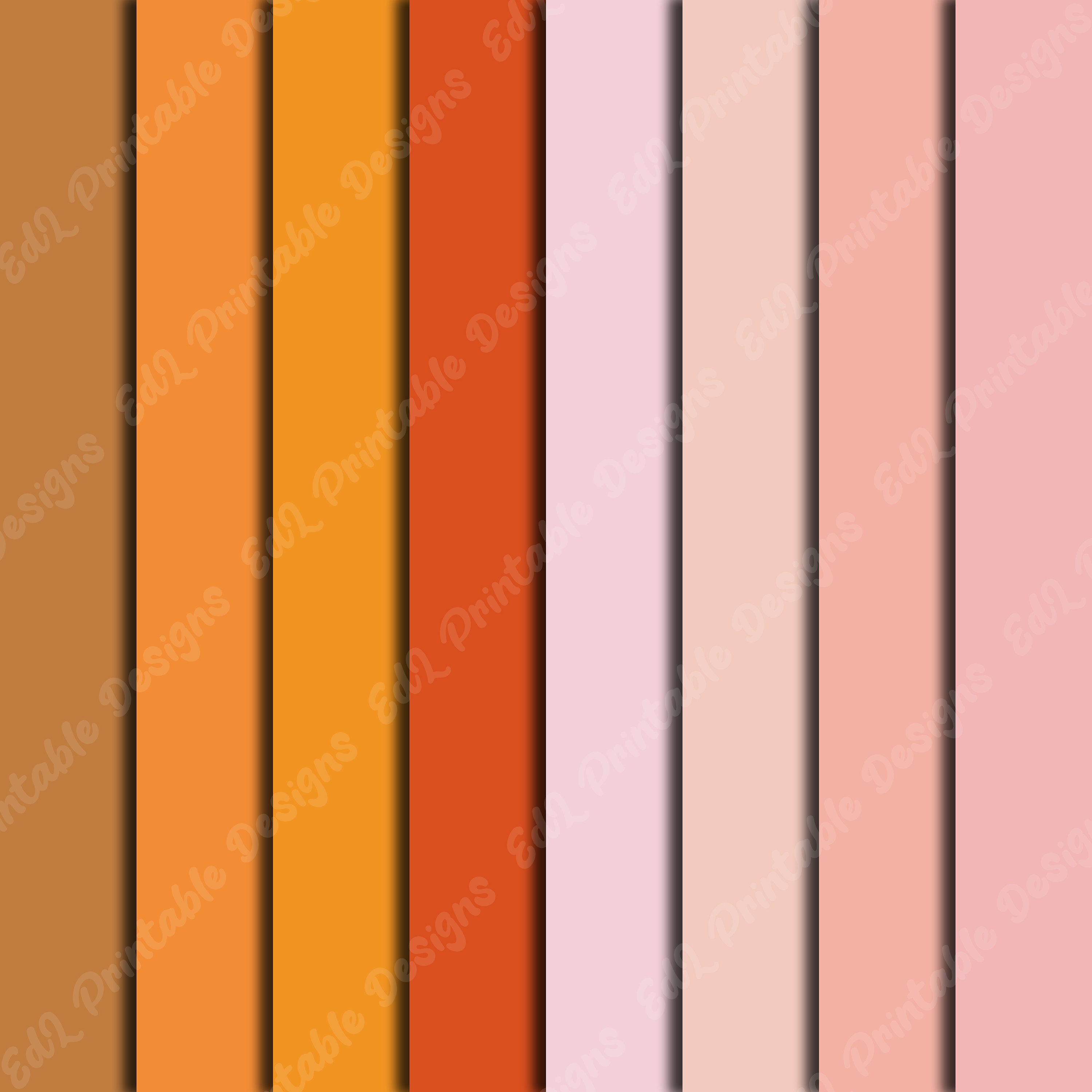 Boho Earth Tones Digital Paper, 56 Solid Color Seamless Patterns ...