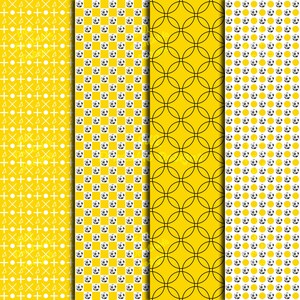 Soccer Digital Paper Football Printable Background Yellow - Etsy