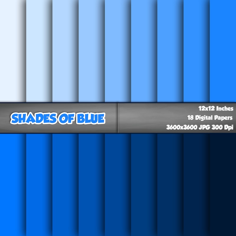 Shades of Blue - Etsy