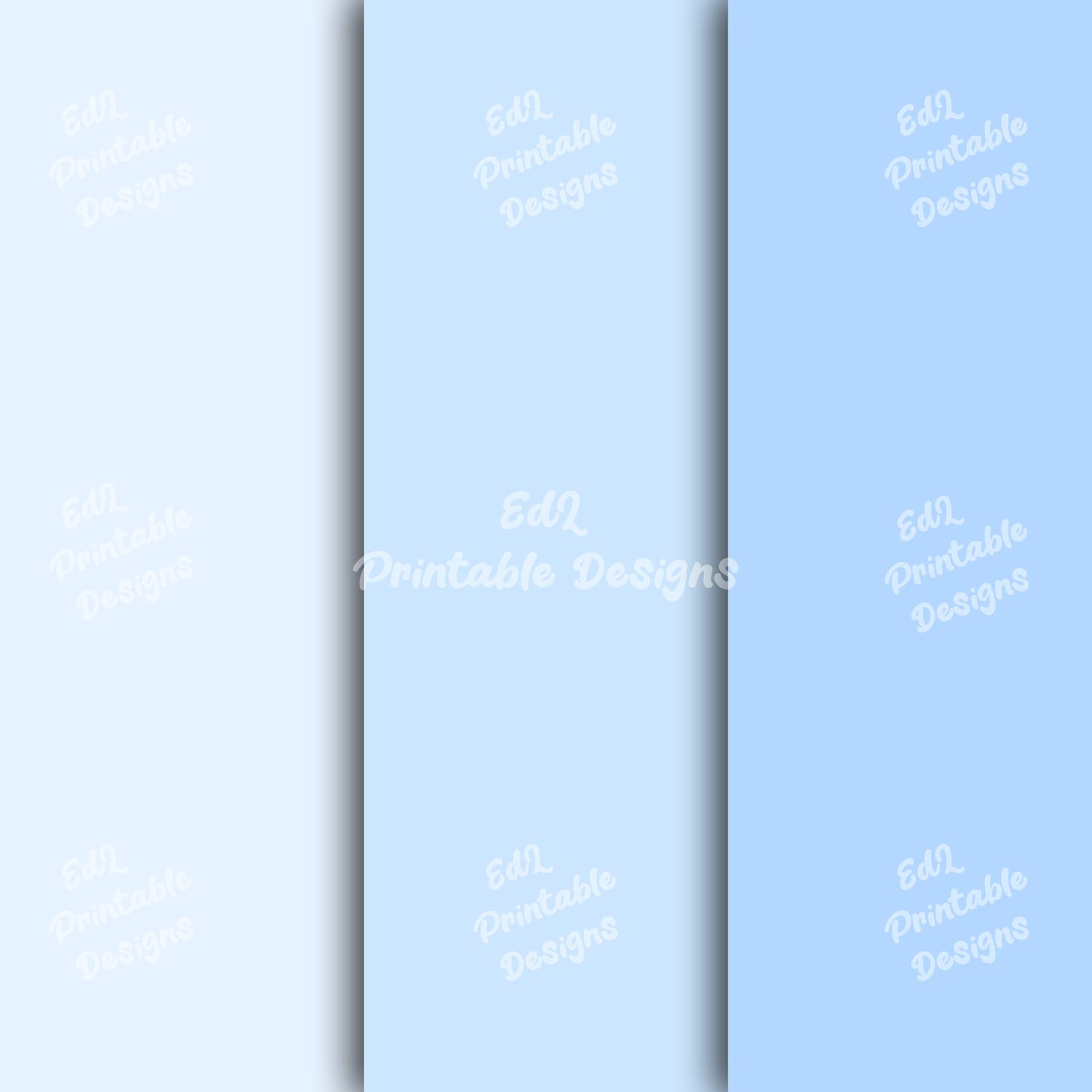 Shades of Blue Digital Paper Pack, Printable Blue Colors Background ...