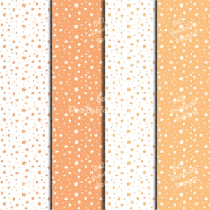 Stars Confetti Digital Paper Pack, Pastel Colors Printable Background ...