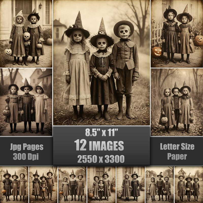 Creepy Digital Papers - Etsy