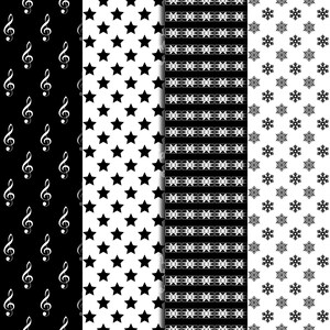 Music Patterns Digital Paper, Music Notes Printable Background, 12x12 ...