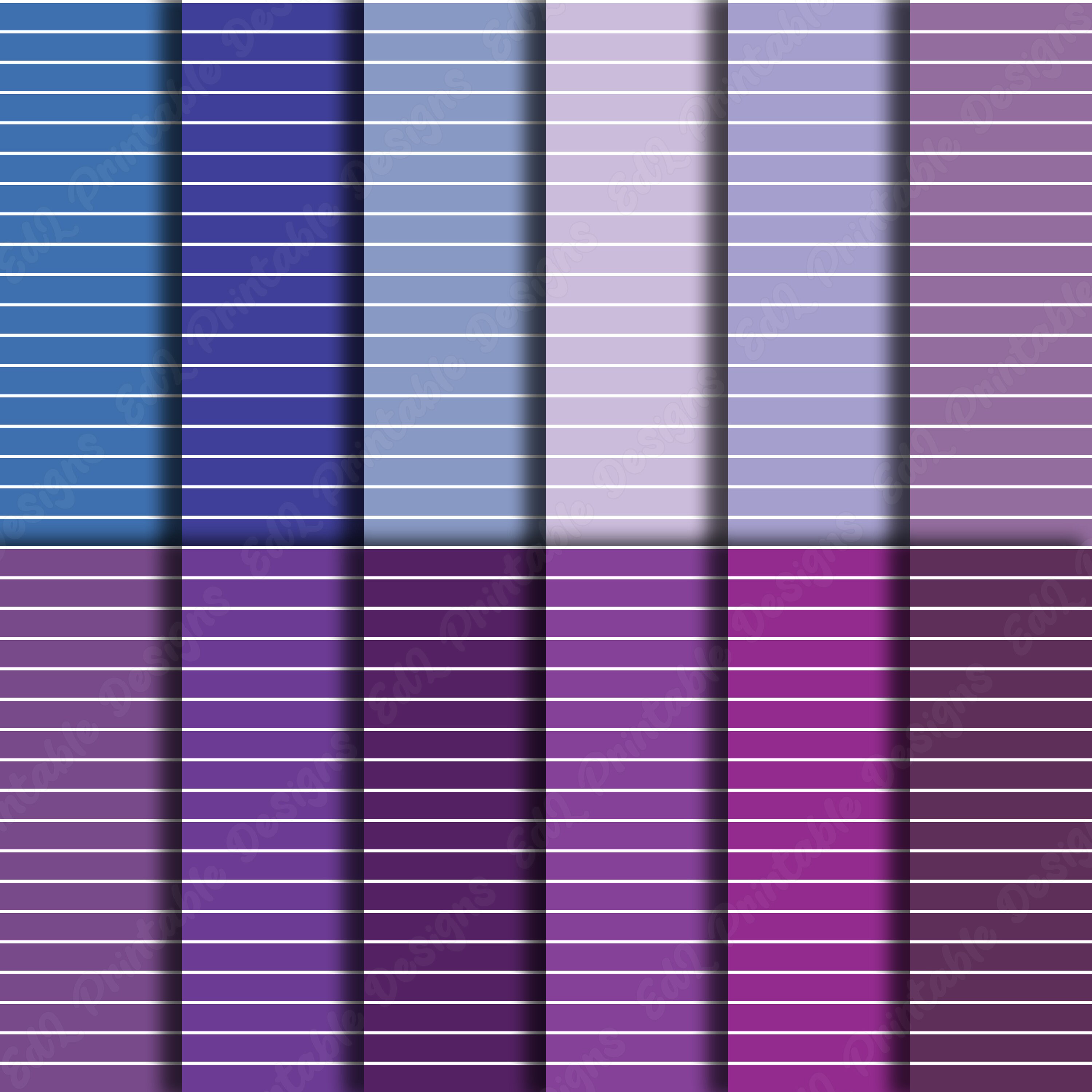 100 Color Thin Stripes Pattern Digital Paper, Line Printable Background ...