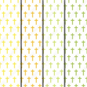 Colorful Holy Cross Digital Paper, Jesus Cross Printable Background ...