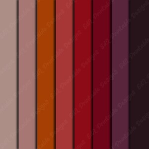 Boho Earth Tones Digital Paper, 56 Solid Color Seamless Patterns ...