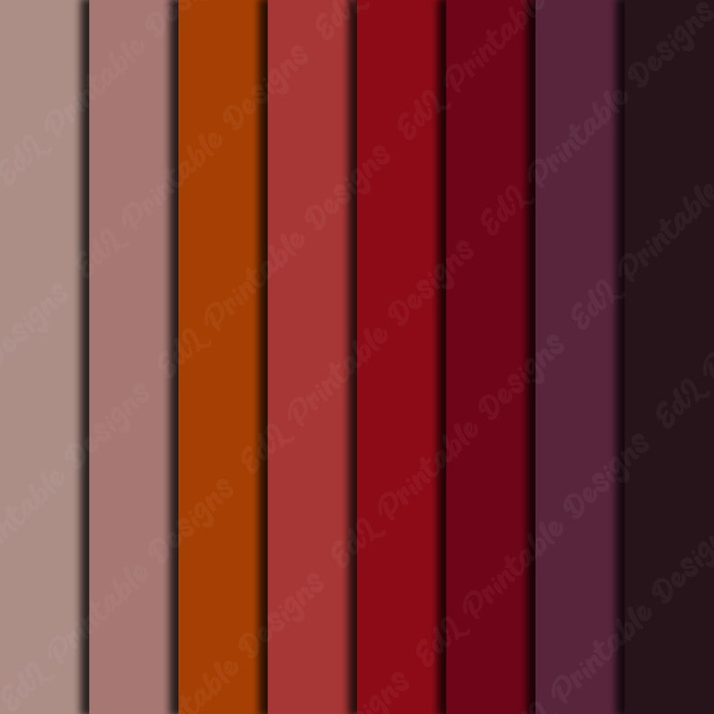 Boho Earth Tones Digital Paper, 56 Solid Color Seamless Patterns ...