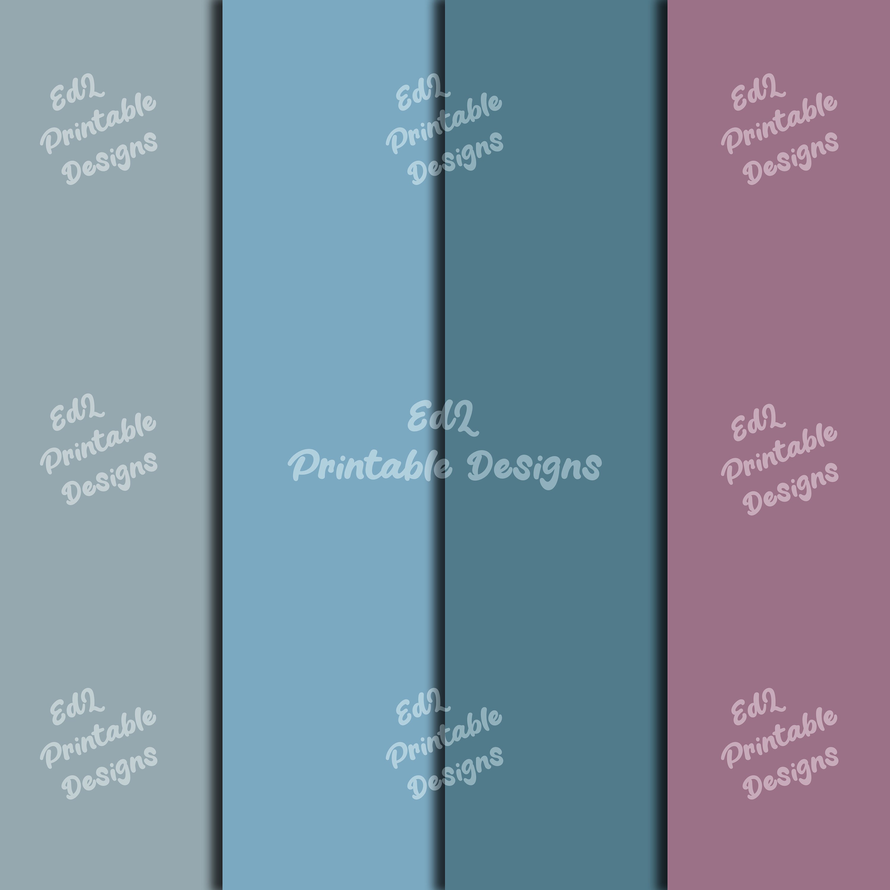 Soft Colors Digital Paper, Solid Boho Coloured Printable Background ...