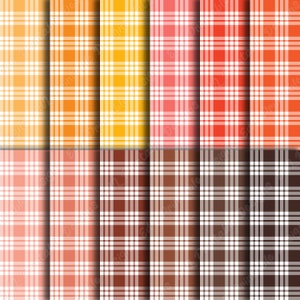 100 Plaid Pattern Digital Paper, Colorful Tartan Printable Background ...