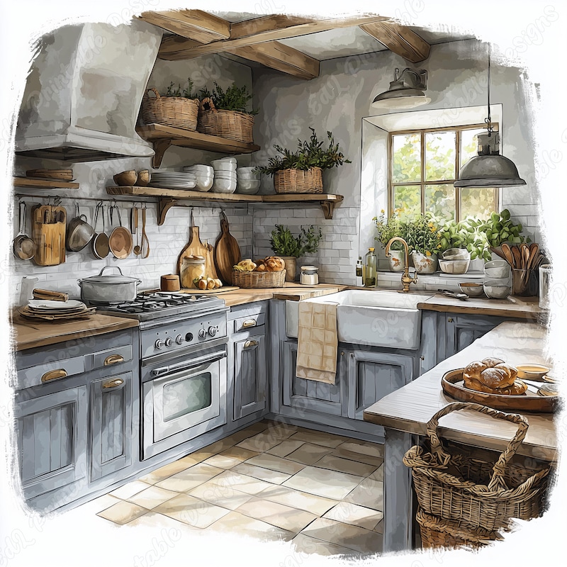 Retro Kitchen Art - Etsy