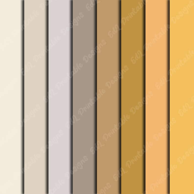 Boho Solid Colors Digital Paper, Earth Tones Printable Background ...