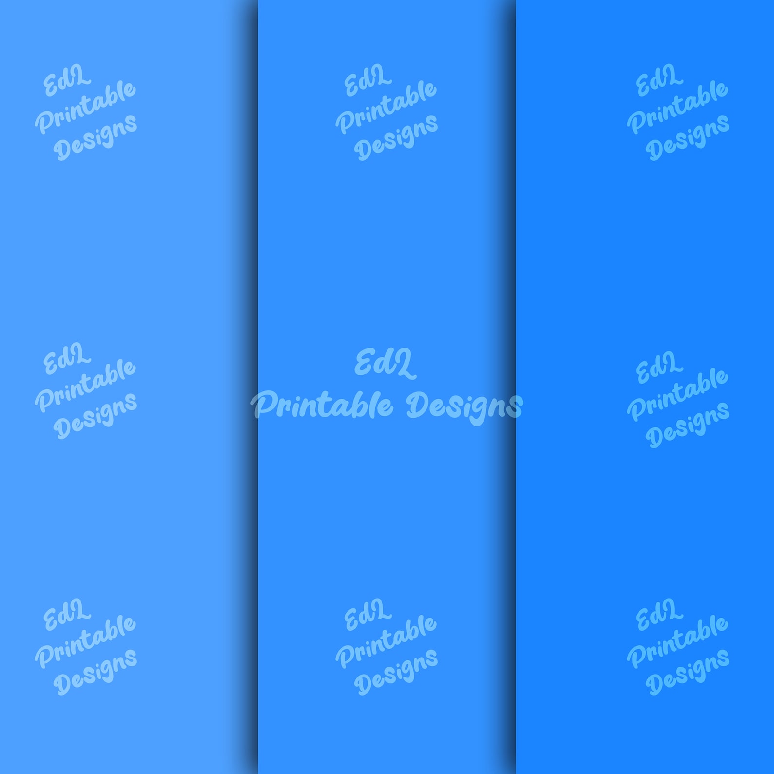 Shades of Blue Digital Paper Pack, Printable Blue Colors Background ...