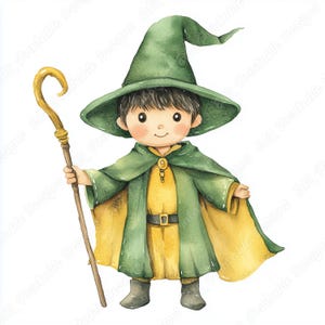 20 Cute Wizard Boy Clip Art, Wizard School Printable Images, Witch Boys ...