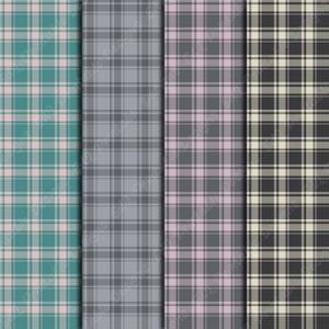 Soft Color Tartan Digital Paper, Printable Plaid Background, Boho Earth ...