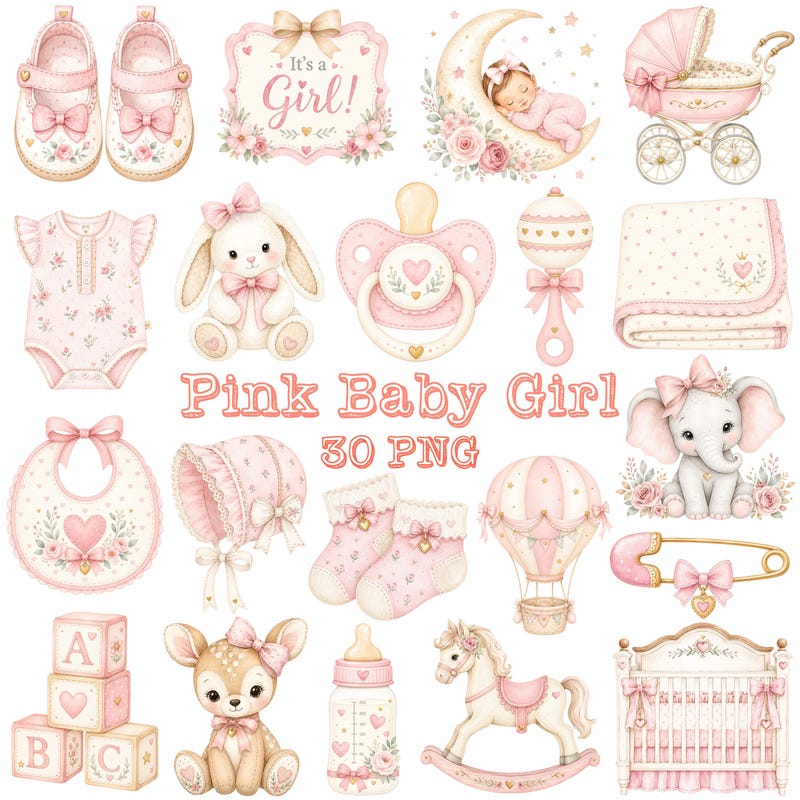 Gender Reveal Girl Basket - Etsy