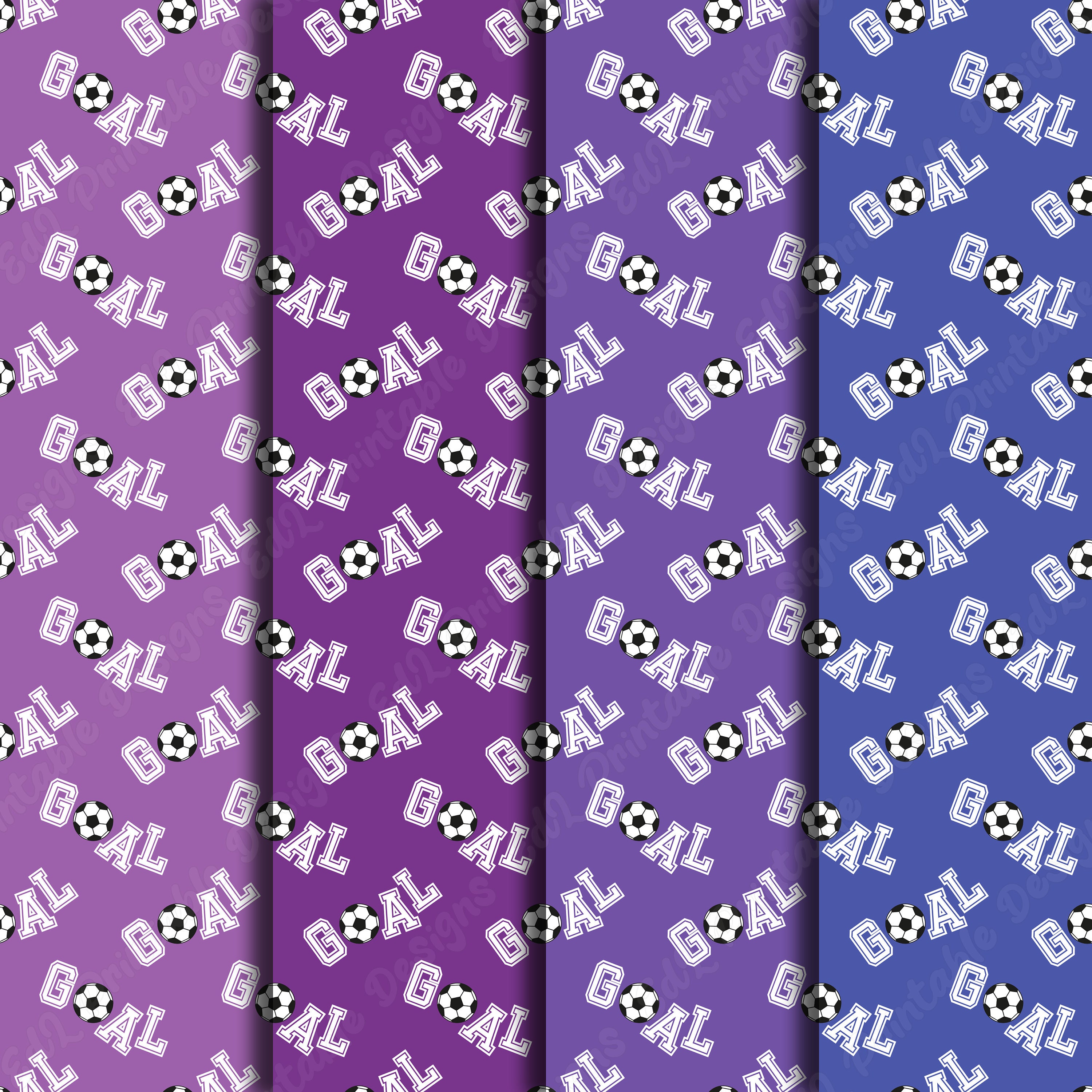 Soccer Ball Digital Paper, Sports Theme Pattern (digital Download) - Etsy