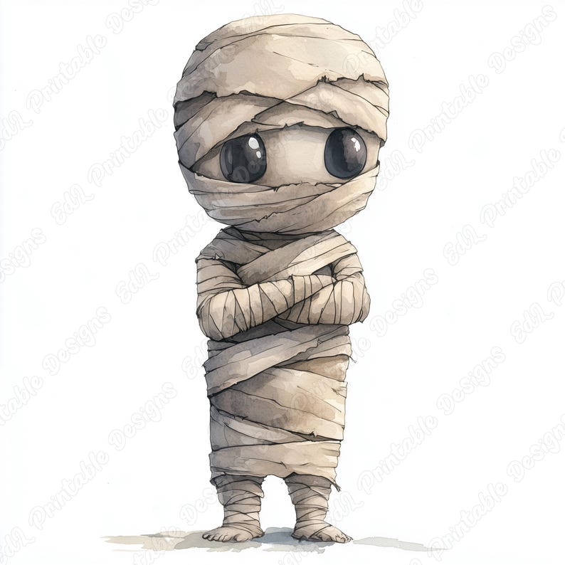 Mummy Clipart, Spooky Egyptian Mummies Images (digital Download) - Etsy