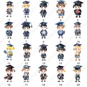 20 Graduation Boys Clip Art, School Boy Printable Images, Graduation ...