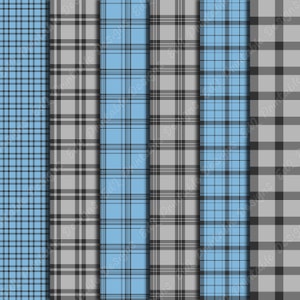 Light Blue and Light Gray Plaid Digital Papers, Tartan Printable ...