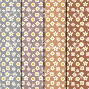 Summer Daisy Digital Paper, Daisies Printable Background, Blossom ...