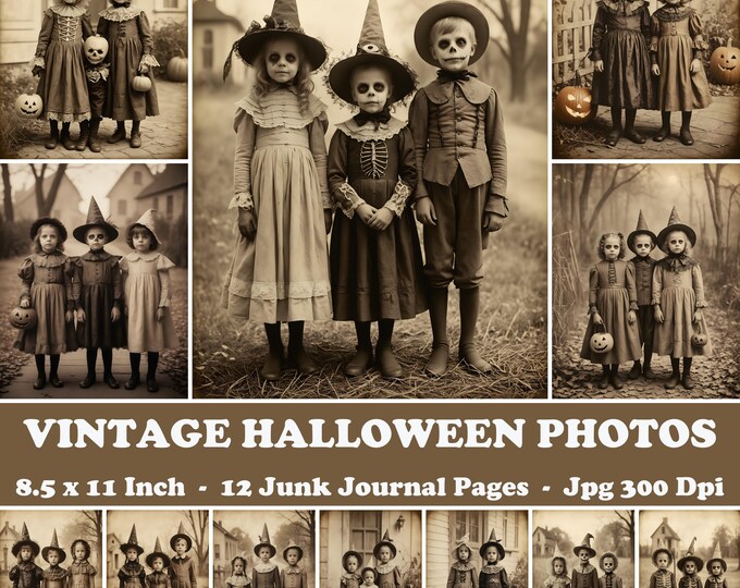 Creepy Witch Vintage Style Photo Png Junk Journal Halloween Ephemera ...